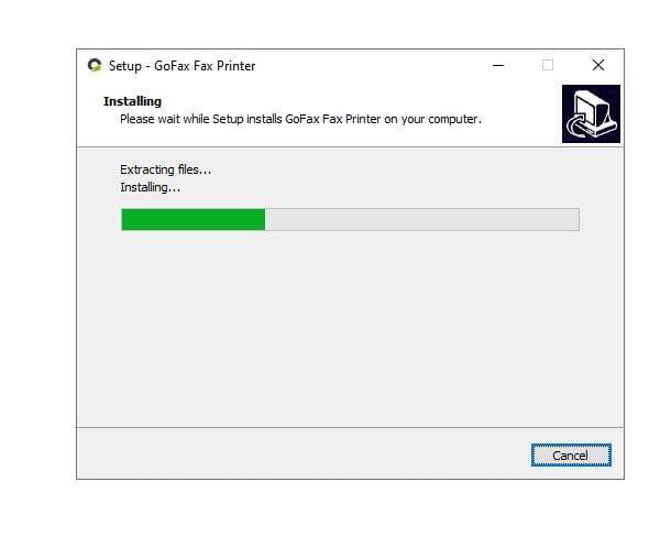 Installing the GoFax print driver on your computer