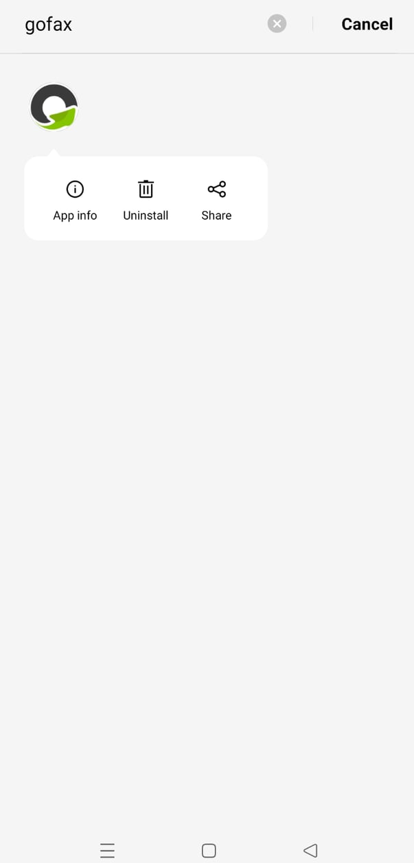 Installing the GoFax App on your mobile device